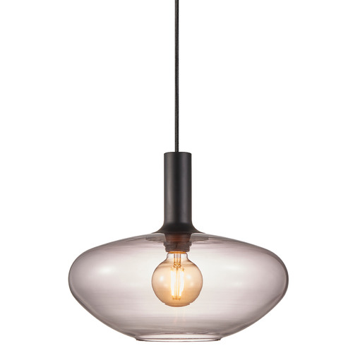 Nordlux Alton 35cm Smoked Glass Pendant Light The Build By Temple