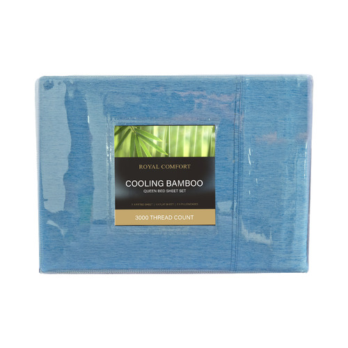 Chiswick Living Cooling Bamboo-Blend Sheet Set | Temple & Webster