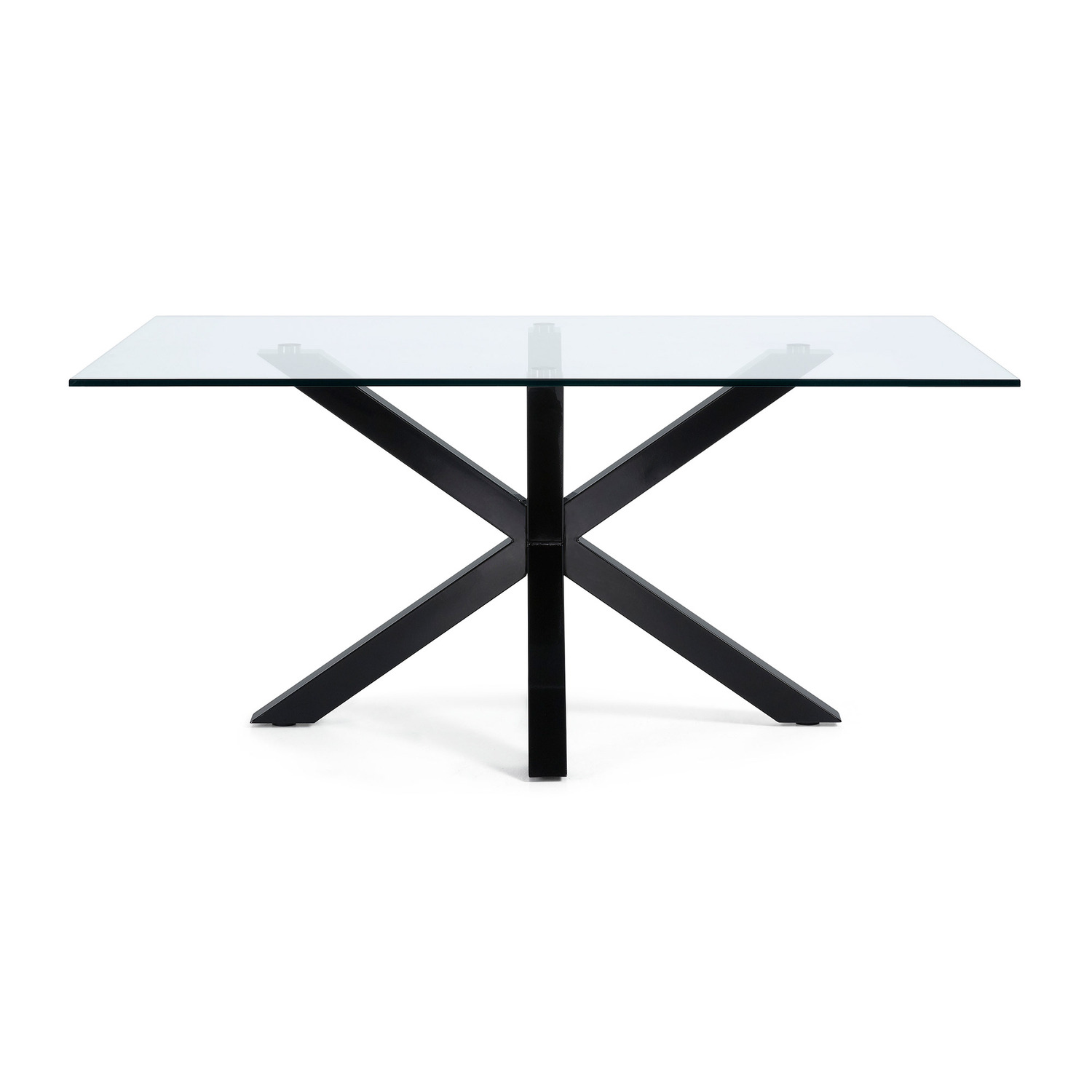 Linea Furniture Clear Weiss Glass Dining Table | Temple & Webster