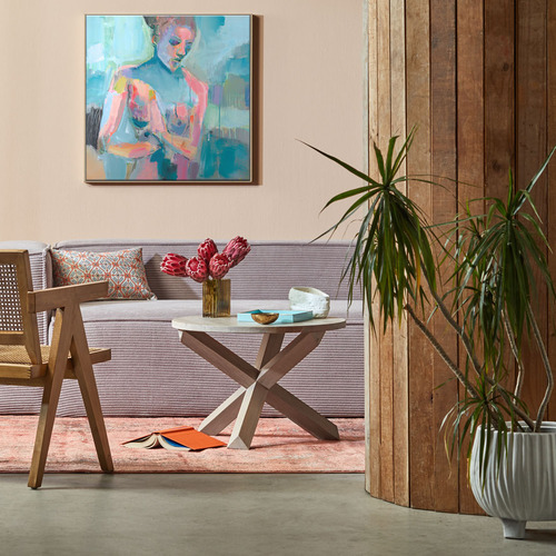 Natural Gail Oak Wood Coffee Table | Temple & Webster