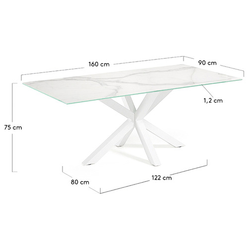 White Camden Dining Table | Temple & Webster
