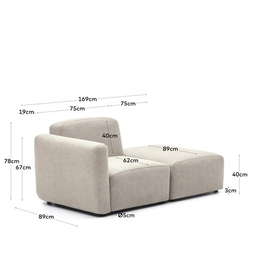 Addison Corner Armchair & Ottoman Set | Temple & Webster