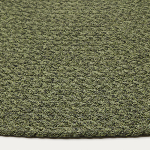 Green Stefano Hand-Woven Round Indoor/Outdoor Rug | Temple & Webster