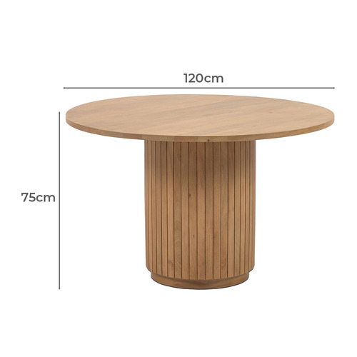 Marcel Mango Wood Dining Table | Temple & Webster