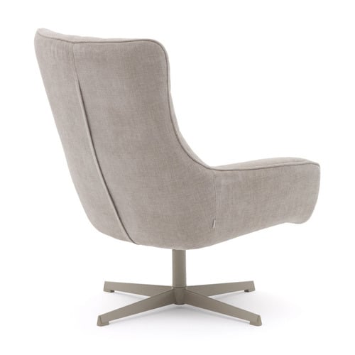 Lowell Chenille Swivel Armchair | Temple & Webster