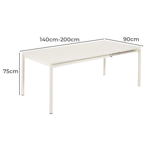 Linea Furniture Decker Extendable Outdoor Dining Table | Temple & Webster