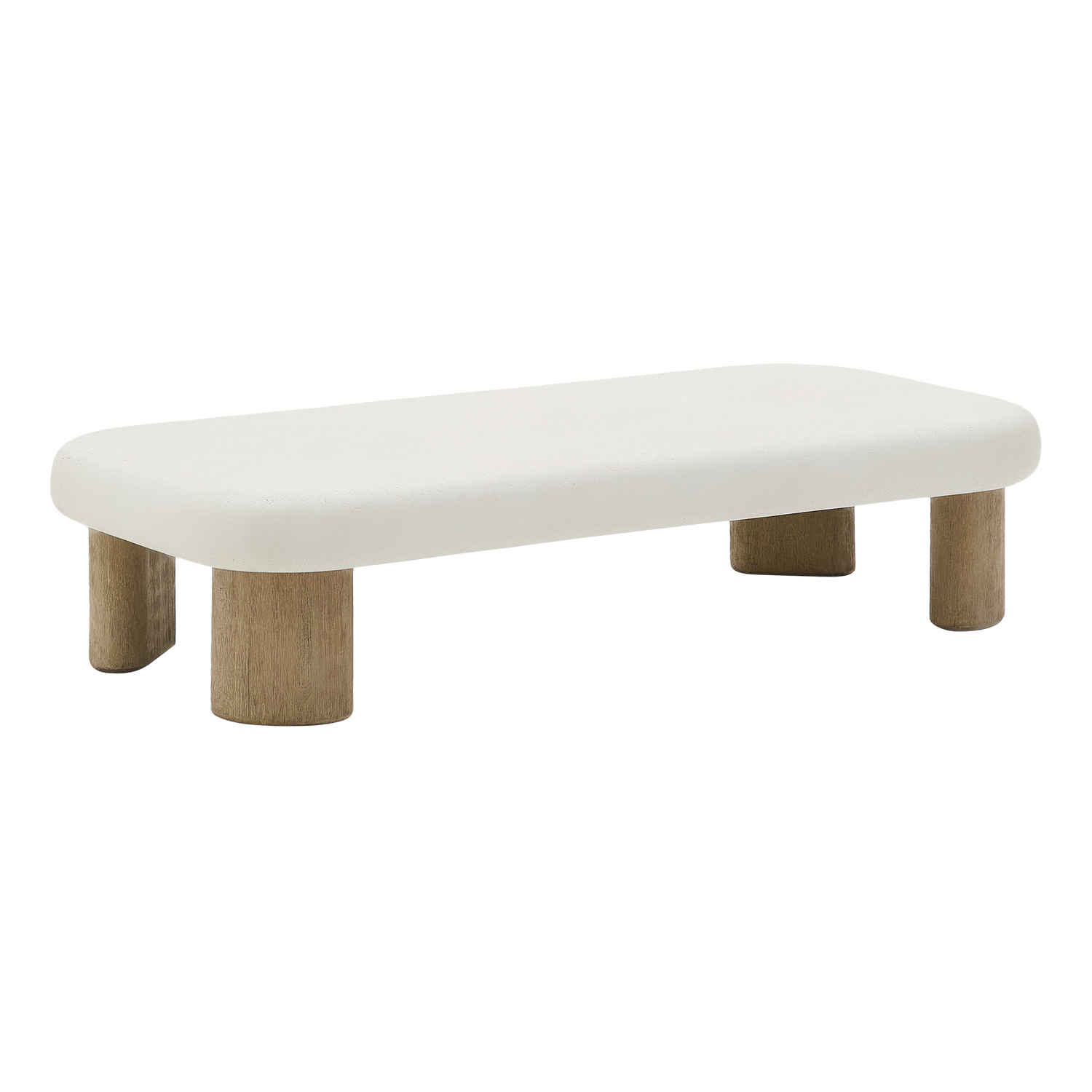 Palmera Rectangular Cement Outdoor Coffee Table | Temple & Webster