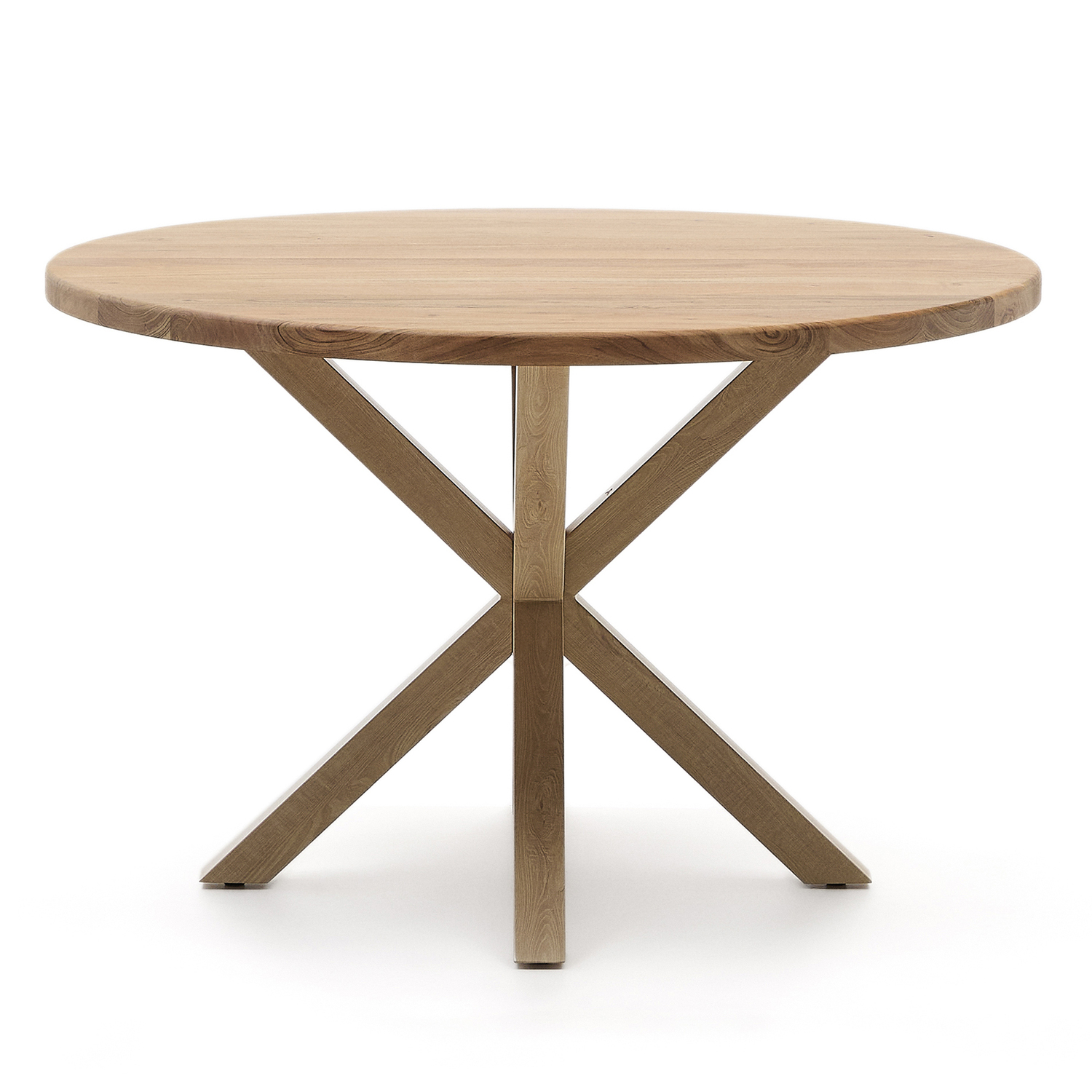 Linea Furniture Argo Round Acacia Wood Dining Table | Temple & Webster