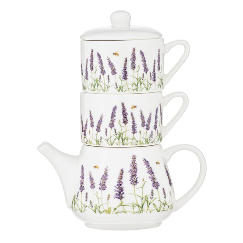 Lavender Fields Tea for Two Set | Temple & Webster