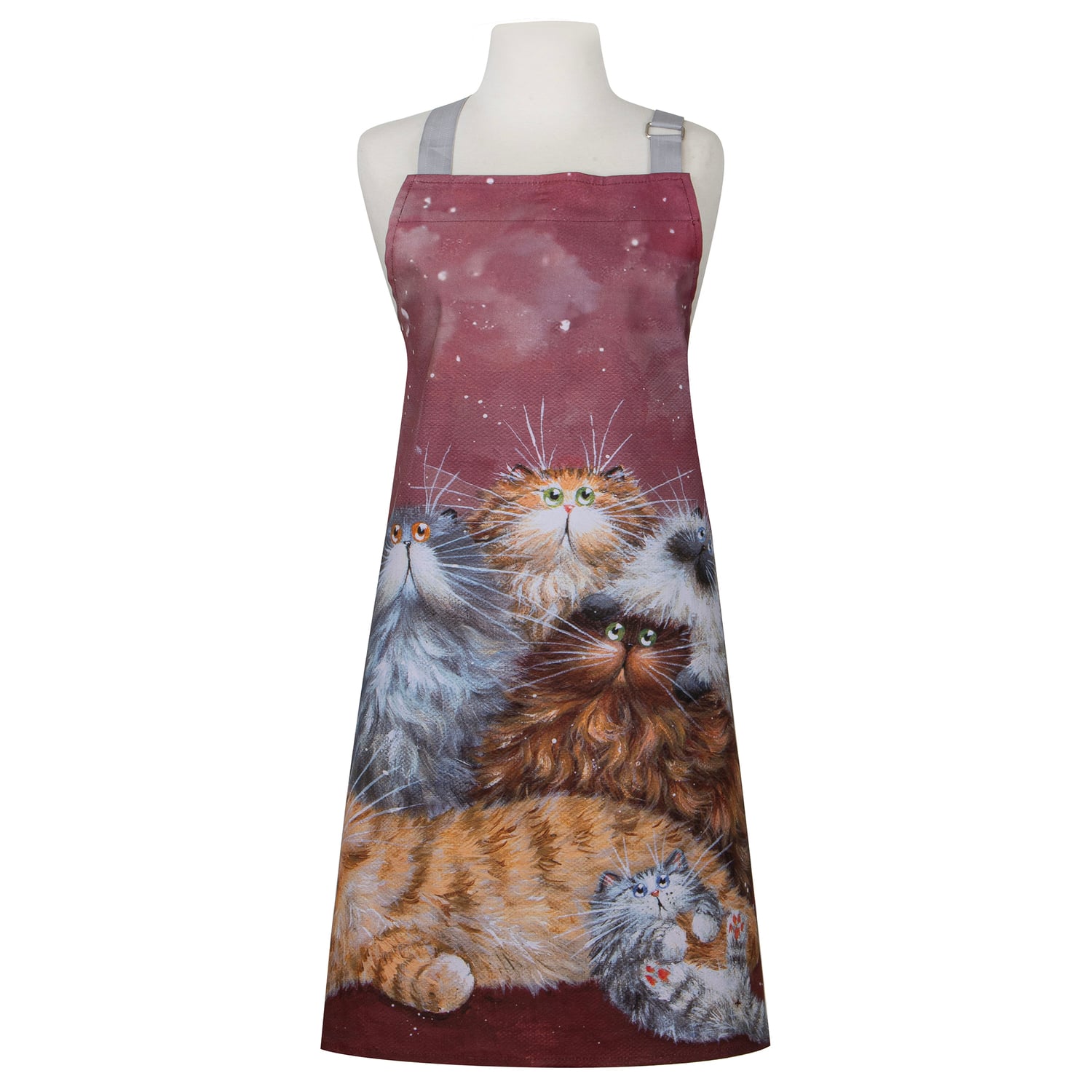 Kim's Cats Friends Family Cotton Apron | Temple & Webster