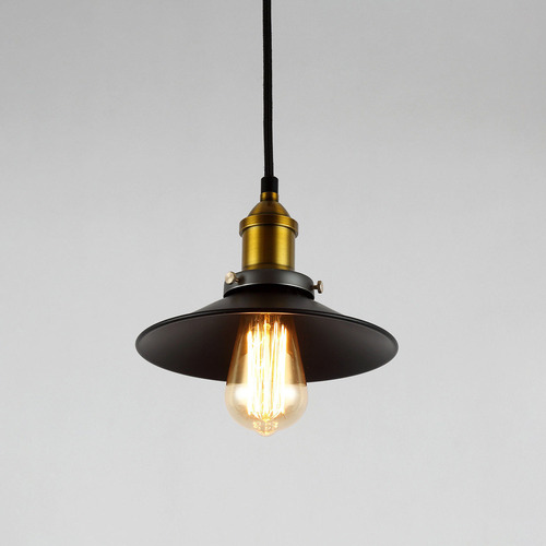 Observatory Lighting Aged Steel Filament Pendant Light | Temple & Webster