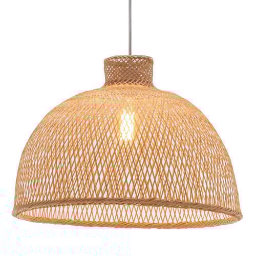 New Life Lighting Divinia 1 Light Bamboo Pendant | Temple & Webster
