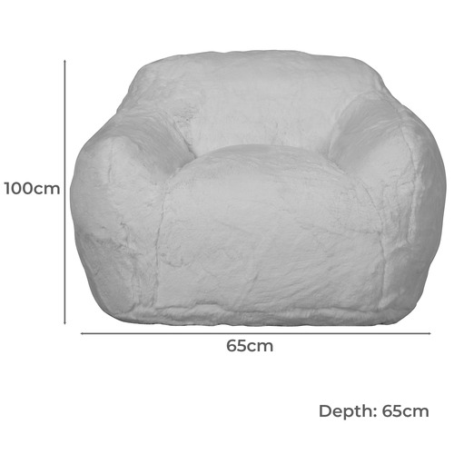 Beaton II Faux Fur Cosy Chair | Temple & Webster