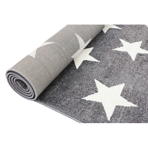 EasyBuy Dark Grey Piccolo Star Rug | Temple & Webster