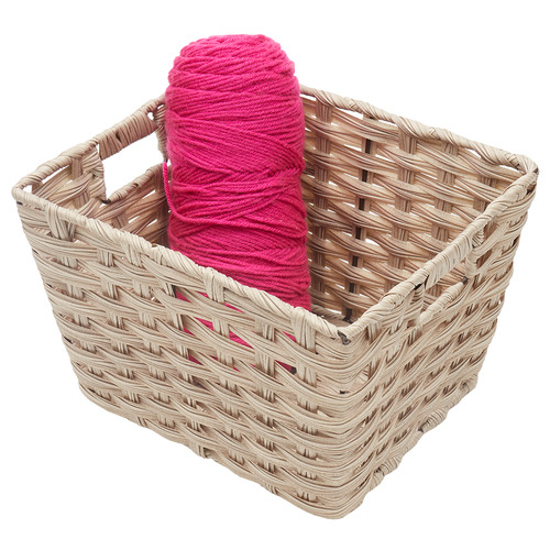 Olola Living Faux Rattan Storage Basket | Temple & Webster