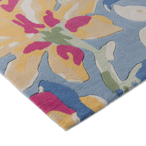 Tulips Hand-Tufted Wool Rug | Temple & Webster