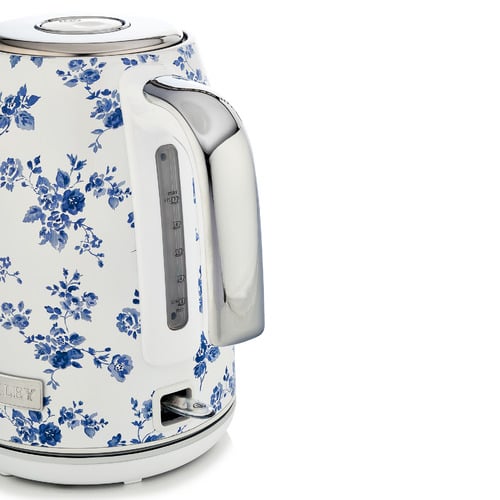 LauraAshley China Rose 1.7L Stainless Steel Kettle | Temple & Webster