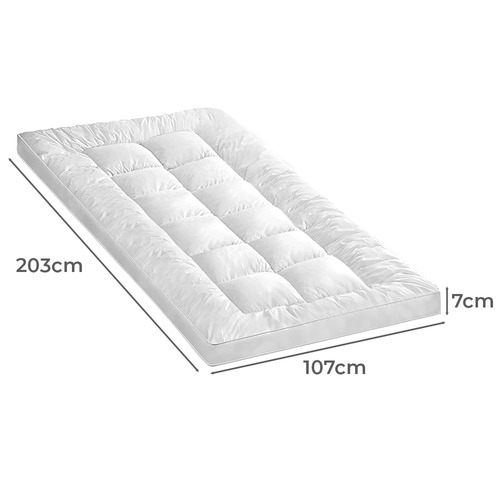 BraxtonHome Zoilo Cotton Mattress Topper | Temple & Webster