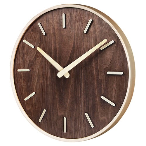 BraxtonHome 40cm Zeke Bentwood Wall Clock | Temple & Webster