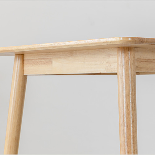 BraxtonHome Amyra Square Rubberwood Dining Table | Temple & Webster