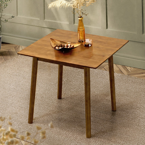 BraxtonHome Amyra Square Rubberwood Dining Table | Temple & Webster