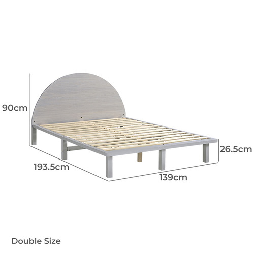 Hudson Pine Wood Bed Frame | Temple & Webster