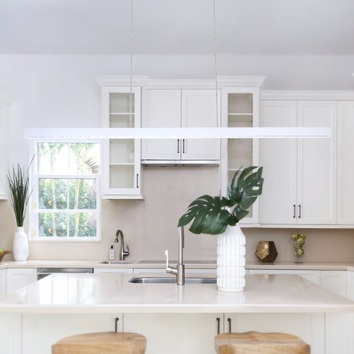 Kuro 200cm LED Linear Pendant Light | Temple & Webster
