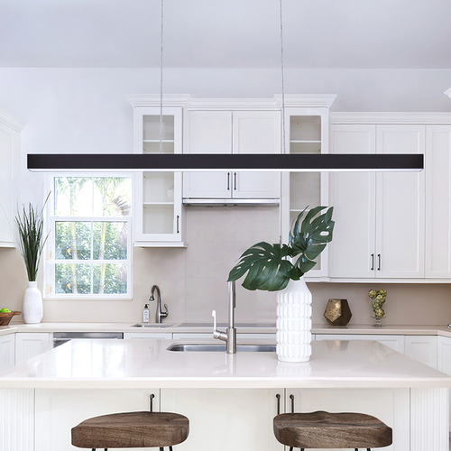 BraxtonHome Elio 180cm LED Linear Pendant Light | Temple & Webster