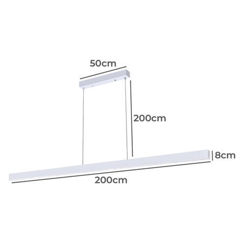 Wisp 200cm LED Linear Pendant Light | Temple & Webster