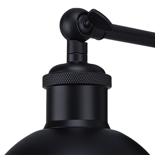 Jensi Black Metal Wall Light | Temple & Webster