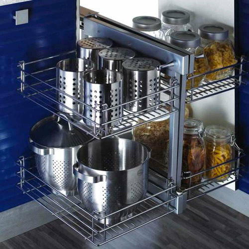 Elite Show Hand Magic Corner II Pull Out Kitchen Corner Storage ...