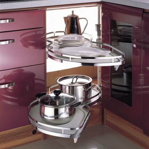Provedore Swing Out Kitchen Corner Storage Unit Left Opening | Temple ...