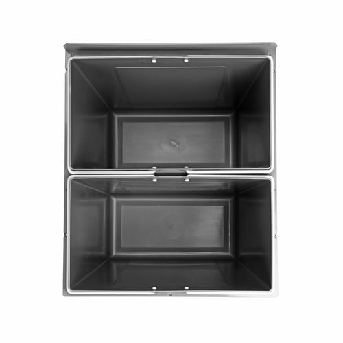 Elite Valet 32L Steel Twin slide Out Waste Bin | Temple & Webster