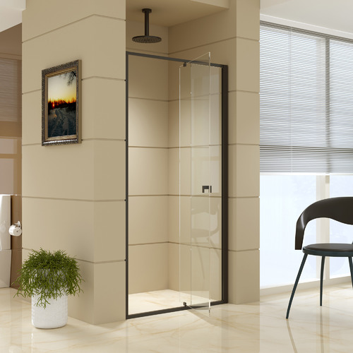 Essential Home Supply Lapis Single Glass Shower Screen | Temple & Webster