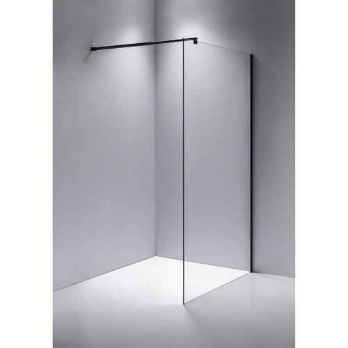 Round Framed Amethyst Glass Shower Screen | Temple & Webster