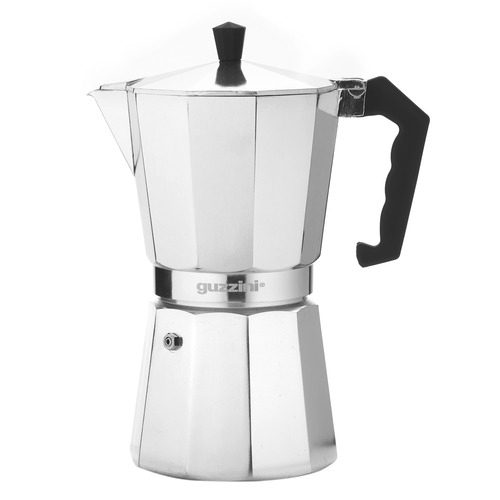 Guzzini Guzzini Romeo Moka 711ml Aluminium Coffee Maker | Temple & Webster
