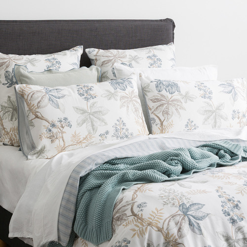 Floral Reversible Cotton Quilt Cover Set | Temple & Webster
