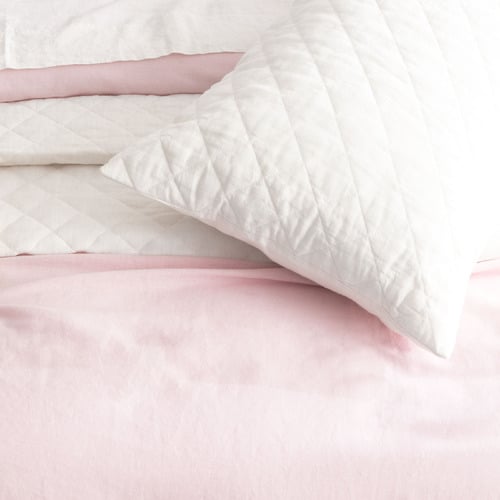 Chiswick Living White Cavallo French Linen Coverlet Set | Temple & Webster