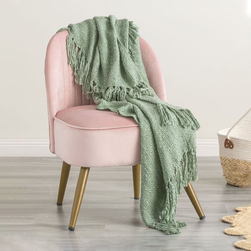 Chiswick Living Crystal 600GSM Throw | Temple & Webster