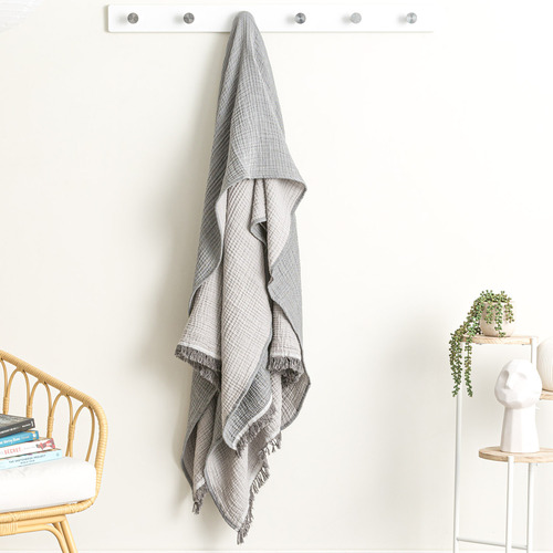 Chiswick Living Dreamy Vintage Washed Cotton Throw | Temple & Webster