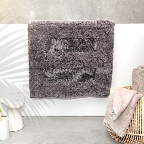 Chiswick Living Rory Reversible Cotton Bath Mat | Temple & Webster