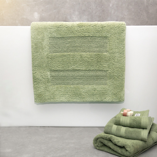 Chiswick Living Rory Reversible Cotton Bath Mat | Temple & Webster