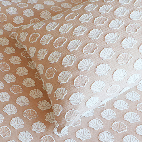 Shell Calisto Cotton-Blend Quilt Cover Set | Temple & Webster