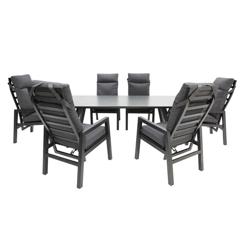 6 Seater Athena Outdoor Dining Set | Temple & Webster