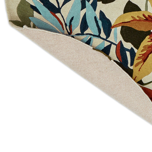 Russet Brown Robin's Wood Hand-Tufted Round Rug | Temple & Webster