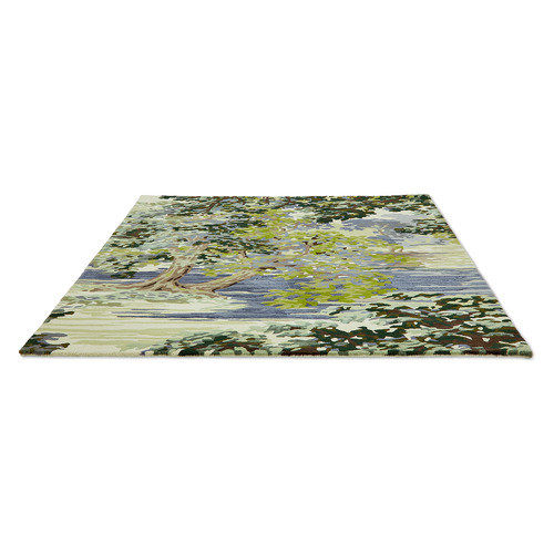 Forest Green Ancient Canopy Hand-Tufted Rug | Temple & Webster