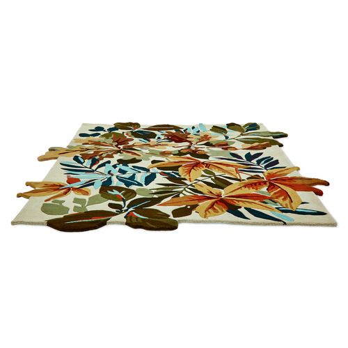 Russet Brown Robin's Wood Hand-Tufted Rug | Temple & Webster