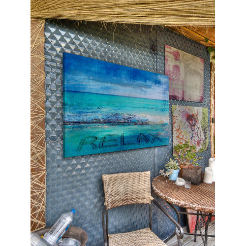 Blue Relax Canvas Wall Art | Temple & Webster