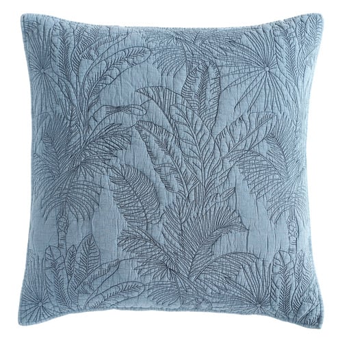 Tropica Stonewashed Cotton European Pillow Sham | Temple & Webster