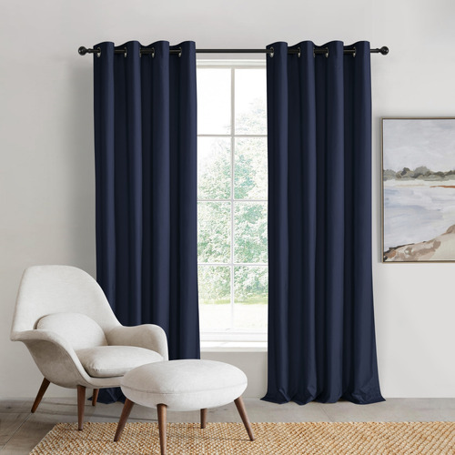 Lifestyle Traders Innes Blockout Eyelet Curtains | Temple & Webster